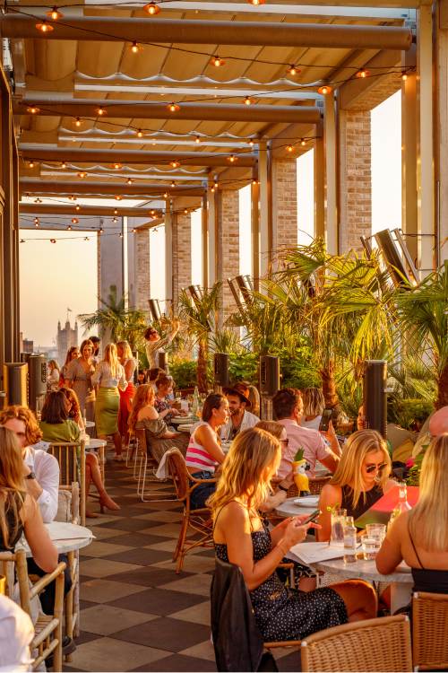 Seabird Rooftop Restaurant in Southwark | The Hoxton, Southwark